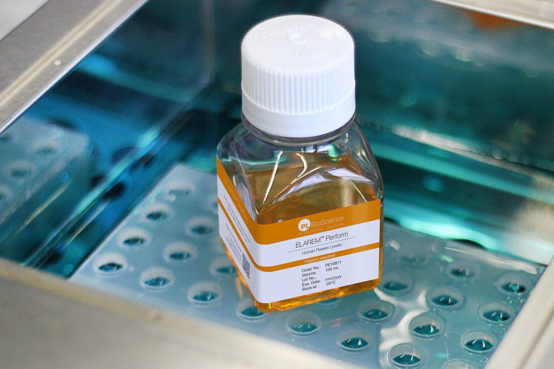 PL BioScience ELAREM™ Technology for Human Platelet Lysate